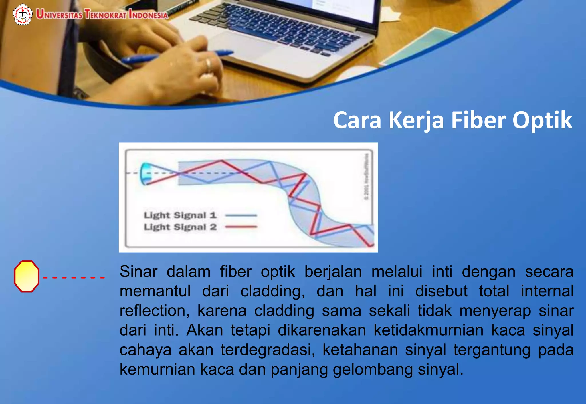 Chapter 4 teknologi jaringan lokal fiber optik | PPTX