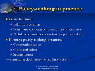 Chapter 4 the eu's foreign policy system - policy-making | PDF