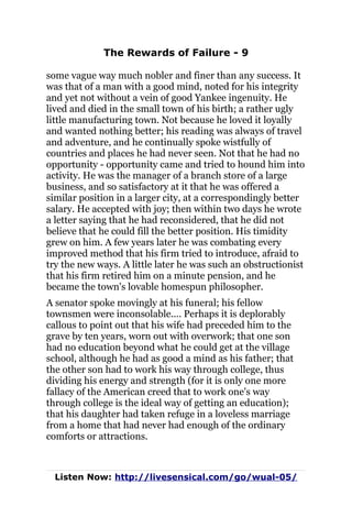 Wake Up and Live - Chapter 4 - The Rewards of Failure | PDF