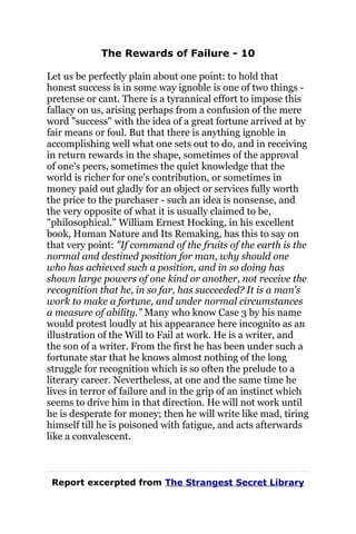 Wake Up and Live - Chapter 4 - The Rewards of Failure | PDF