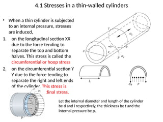Chapter 4-Thin walled pressure vessels.pptx