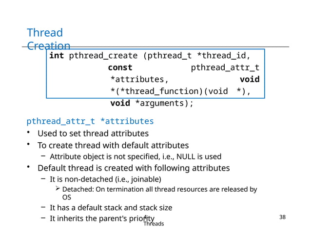 Chapter 4 - Operating Systems Threads.pptx | Free Download