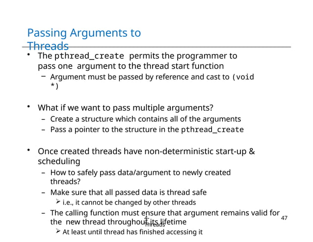 Chapter 4 - Operating Systems Threads.pptx | Free Download