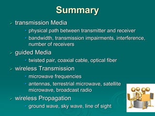 Chapter 4-Transmission Media - guided and unguided .pptx