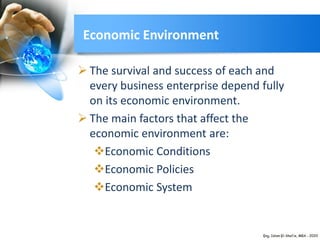 Chapter 4 Types of Business Environment by Islam El-Shafie | PDF
