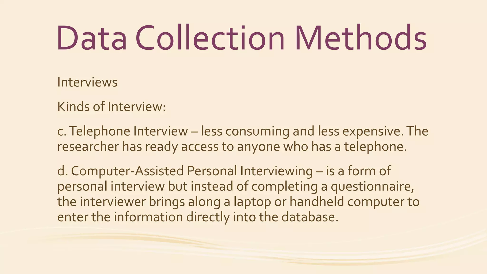 Chapter 4 Understanding Data and Ways to Systematically Collect Data | PPTX