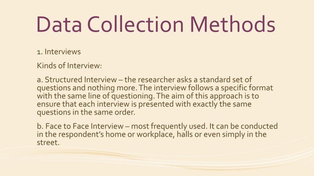 Chapter 4 Understanding Data and Ways to Systematically Collect Data | PPT