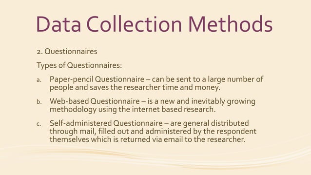 Chapter 4 Understanding Data and Ways to Systematically Collect Data | PPTX