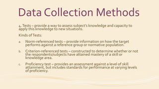 Chapter 4 Understanding Data and Ways to Systematically Collect Data | PPTX