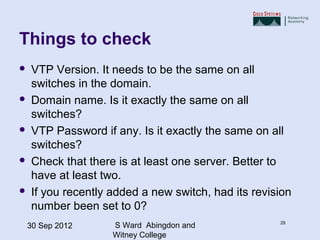 Chapter 4 vtp | PPT | Computer Networking | Computing