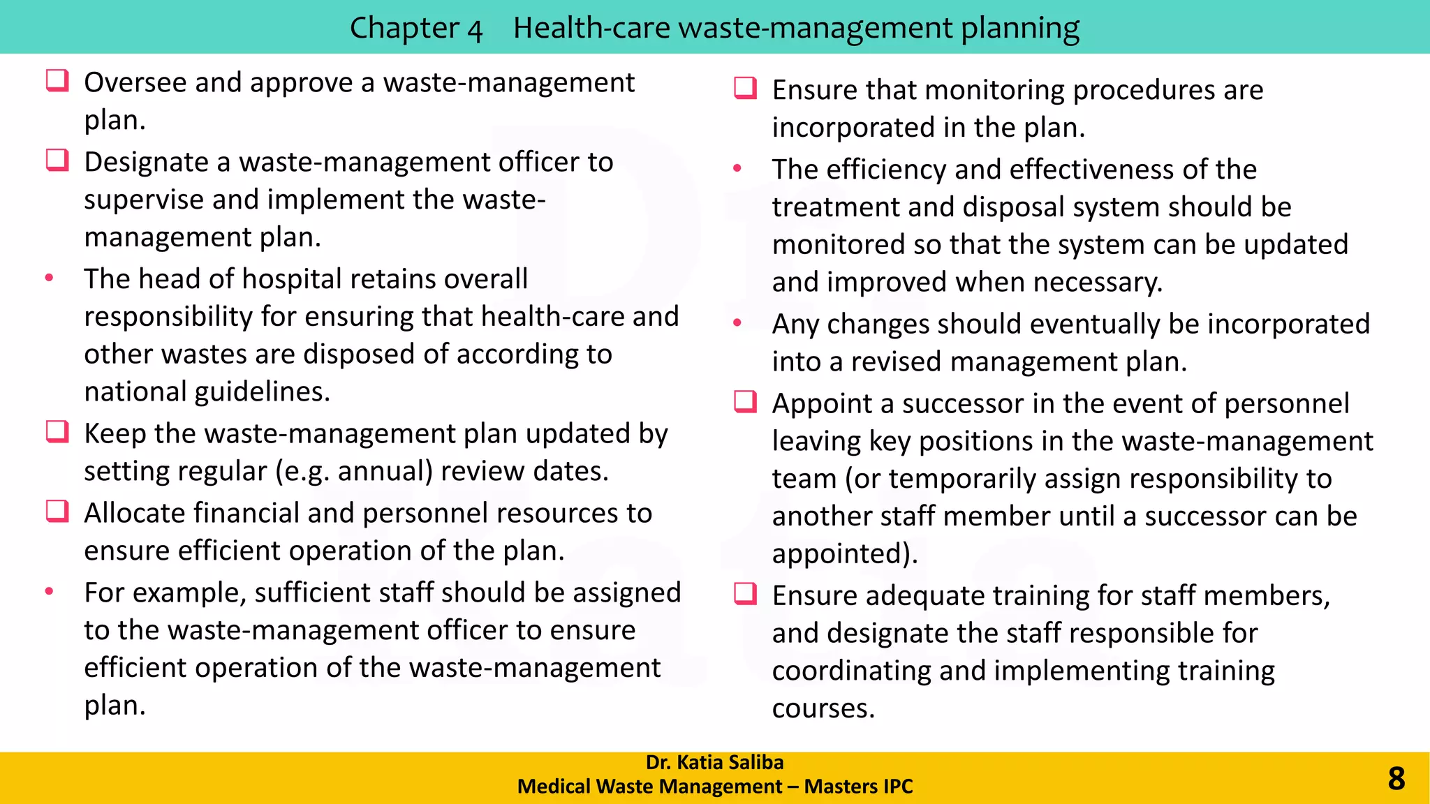 # Chapter 4 - Waste Management - IPC - Katia Saliba.pptx