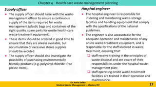 # Chapter 4 - Waste Management - IPC - Katia Saliba.pptx | Infectious ...
