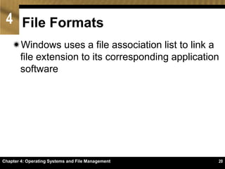 Chapter 4 Wendys Op Systems & File Mgt | PPTX