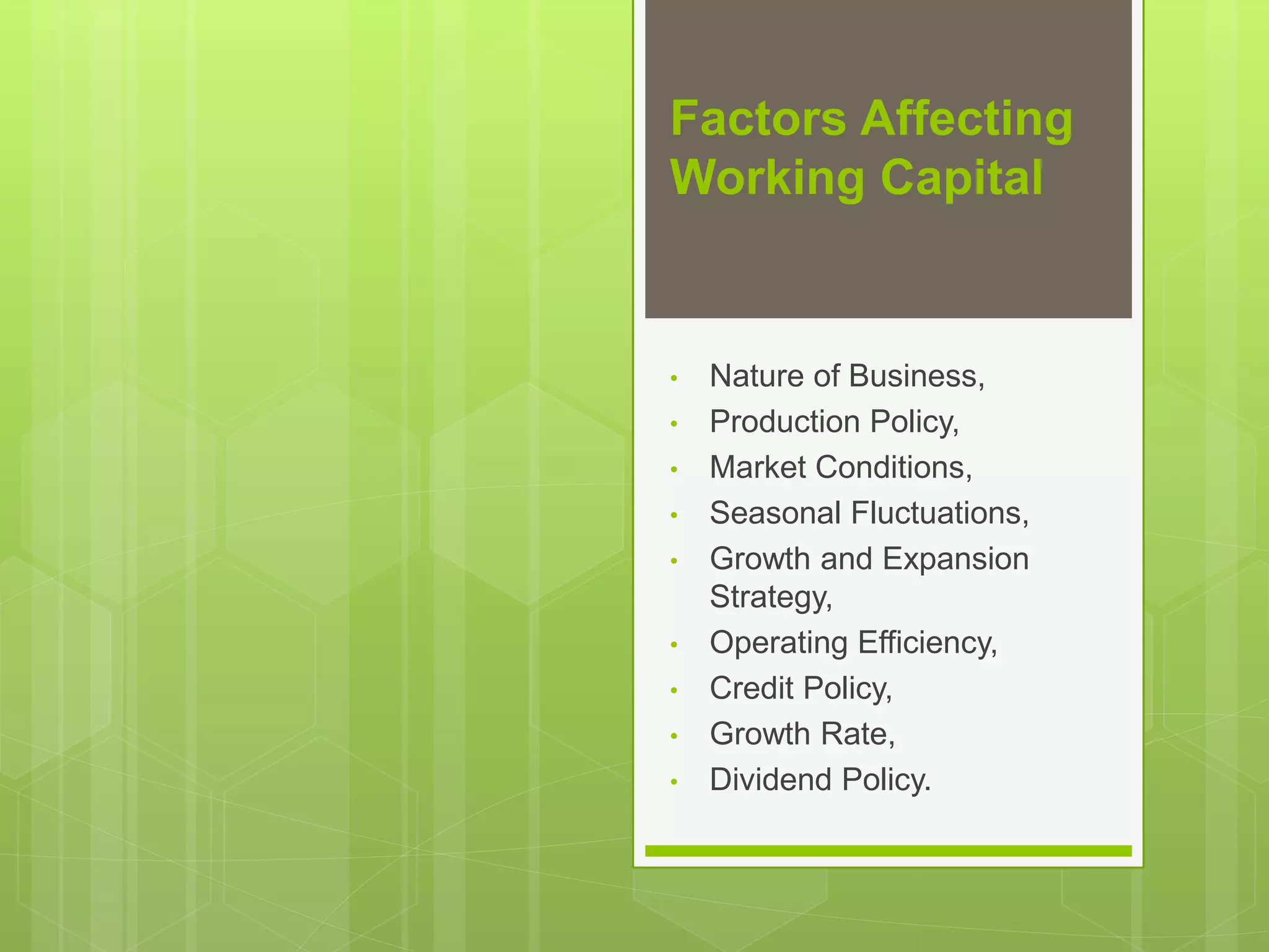 Chapter 4 working capital management | PPTX
