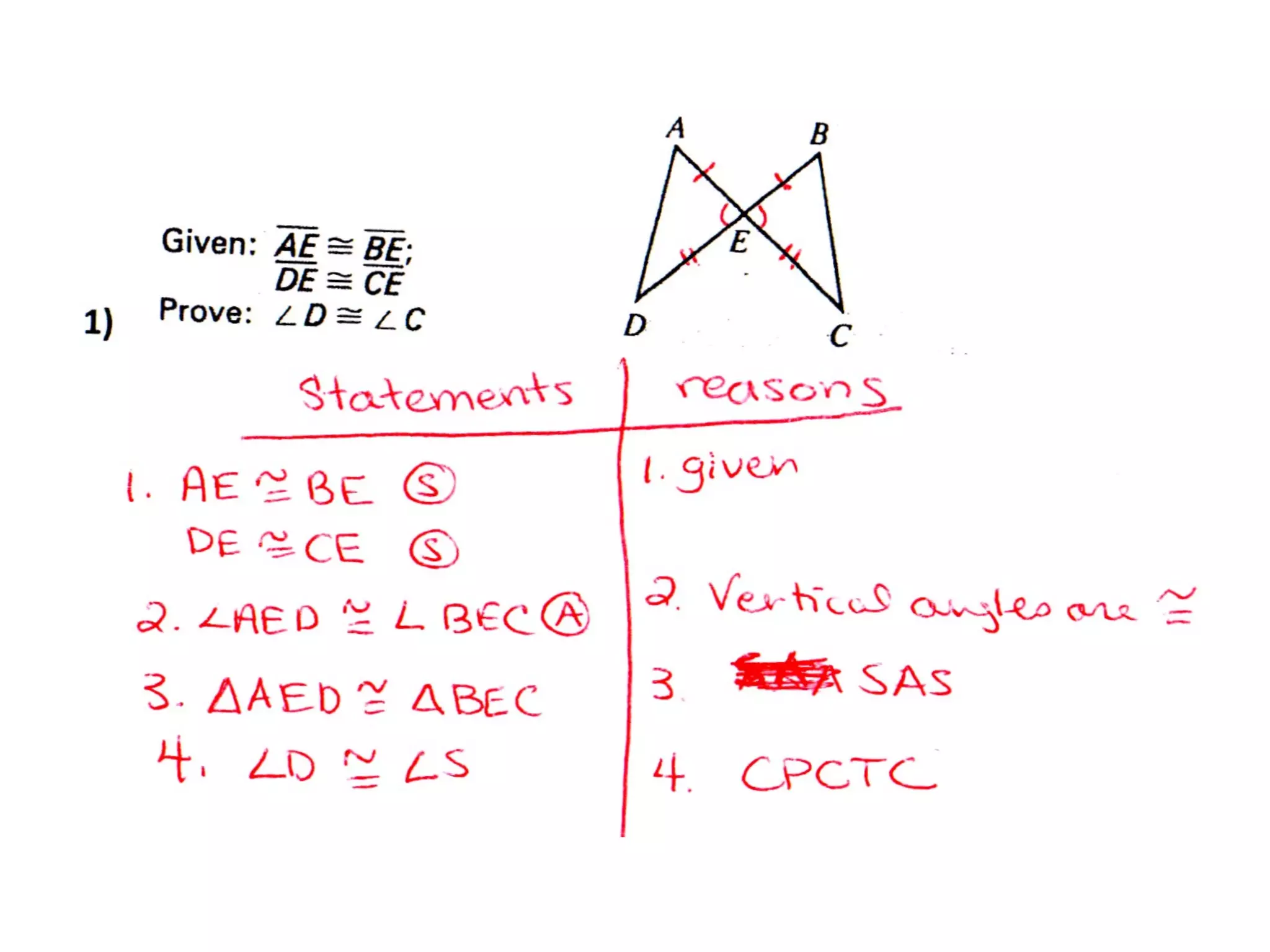 Chapter 4 Worksheet Proofs | PPT