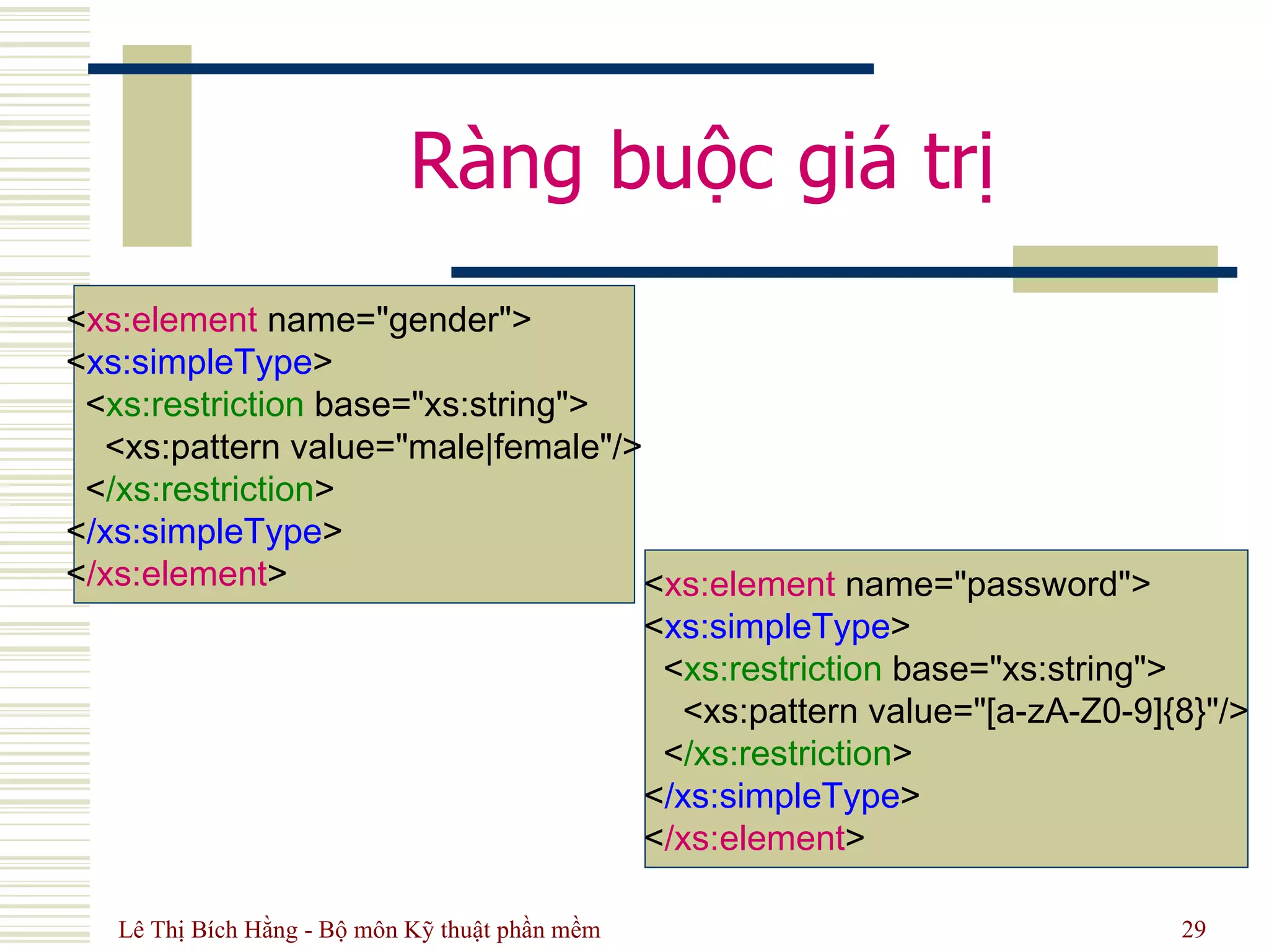 Chapter 4 xml schema | PPT