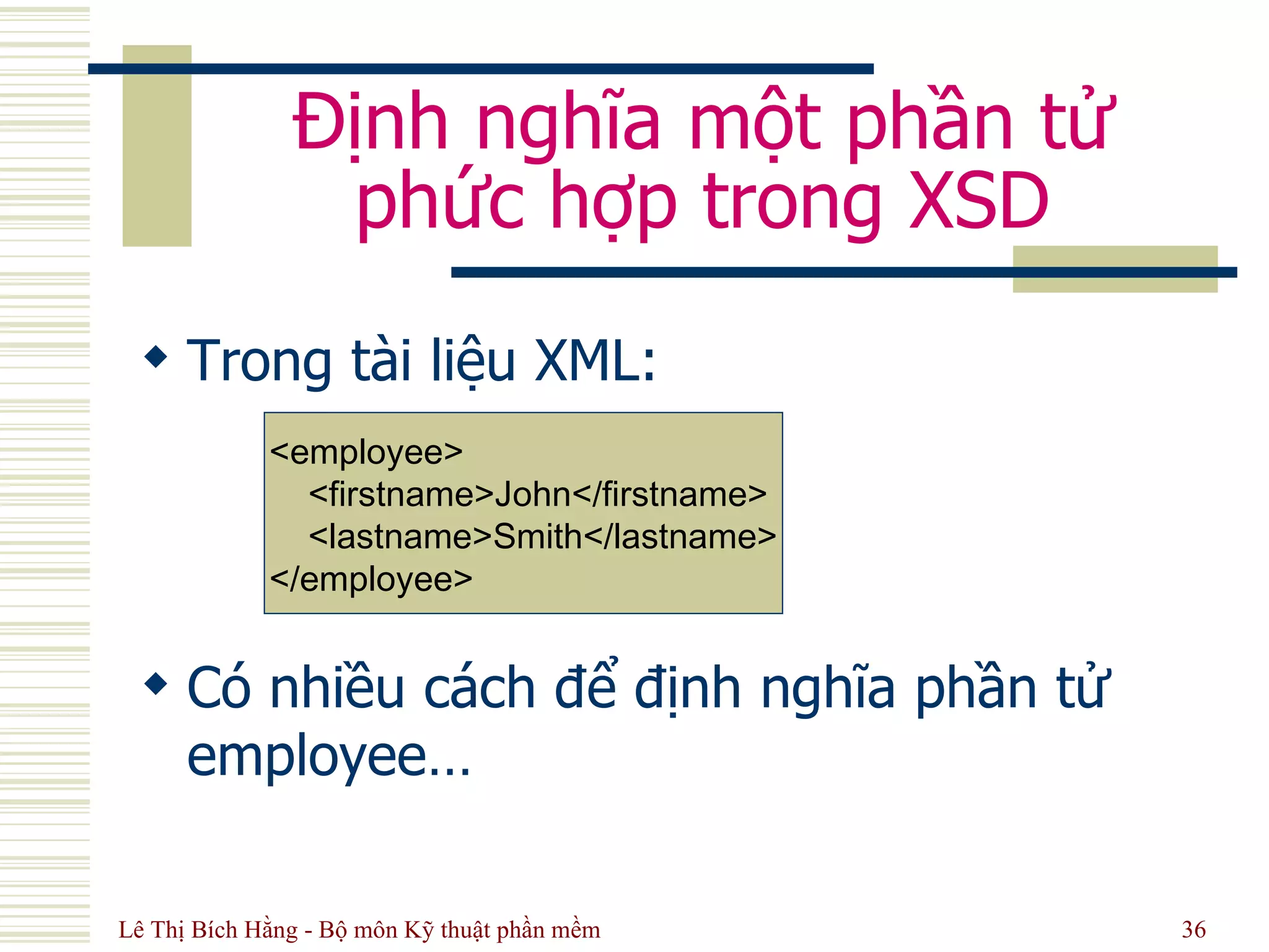 Chapter 4 xml schema | PPT