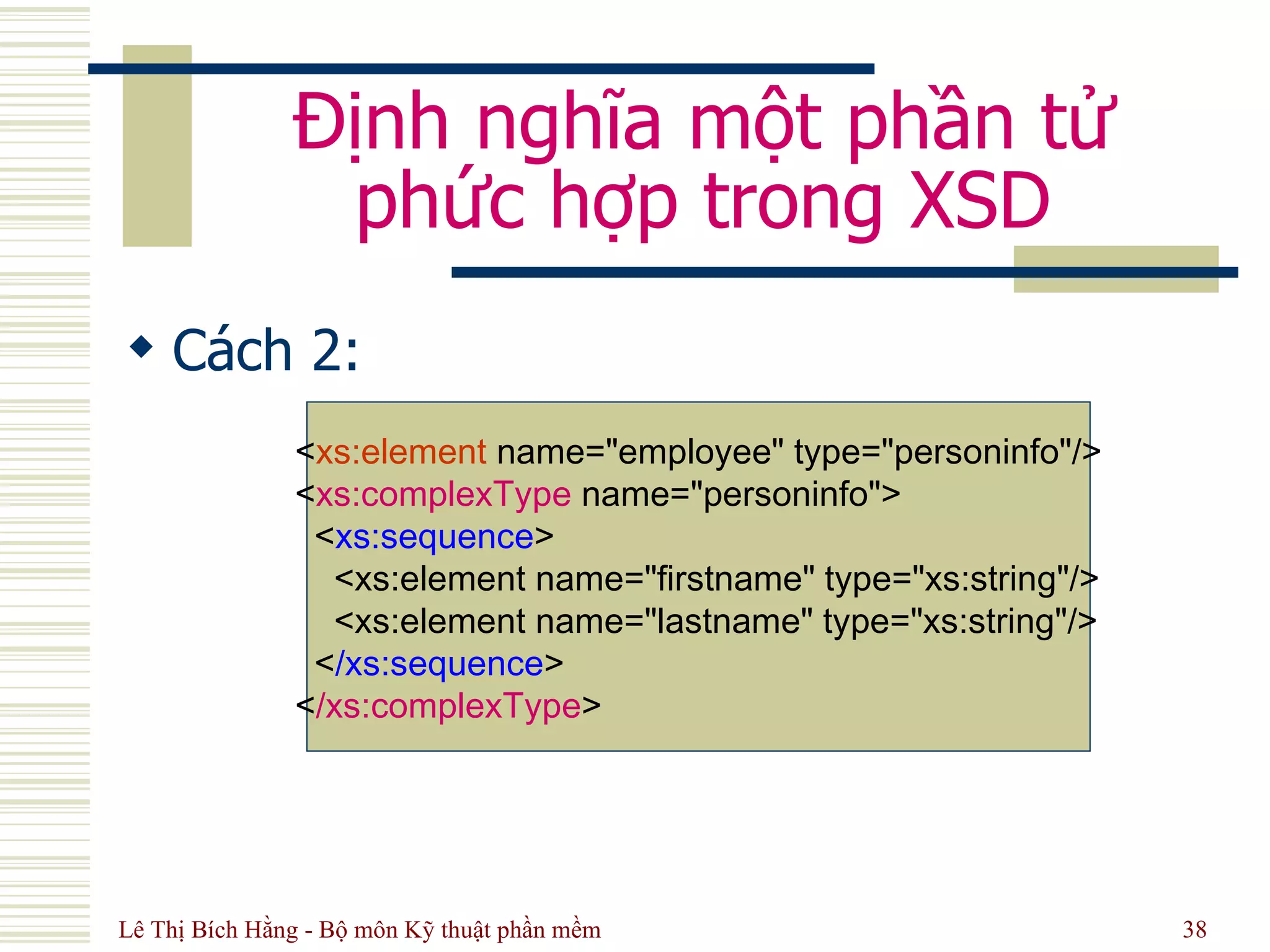 Chapter 4 xml schema | PPT