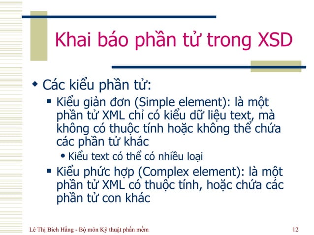 Chapter 4 xml schema | PPT