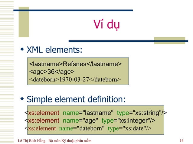 Chapter 4 xml schema | PPT