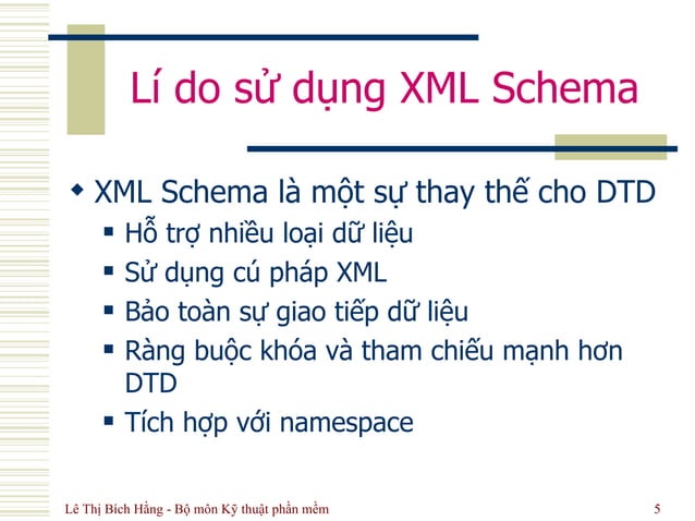 Chapter 4 xml schema | PPT