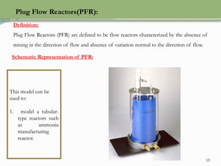 It is a presentation PPT of a CSTR Reactor | PPTX | Chemistry | Science