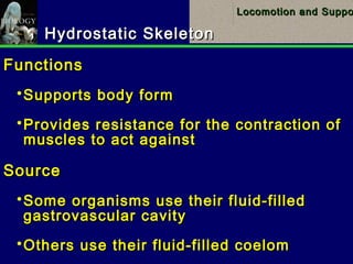 Locomotion and Support Systems | PPT