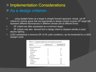 GreenStudio - Chapter 4 2 1 Daylight Factor | PPT