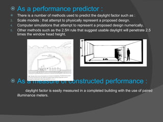 GreenStudio - Chapter 4 2 1 Daylight Factor | PPT