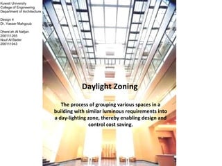 GreenStudio - Chapter 4 2 2 Daylight Zoning | PPT
