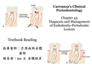 Diagnosis and Management of Endodontic-Periodontic Lesions | PDF