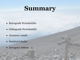 Diagnosis and Management of Endodontic-Periodontic Lesions | PDF