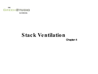 GreenStudio - Chapter 4 4 2 Stack Ventilation | PPT