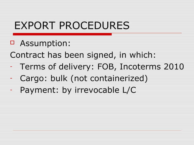 Chapter 4+5 Incoterms FTU | PPT