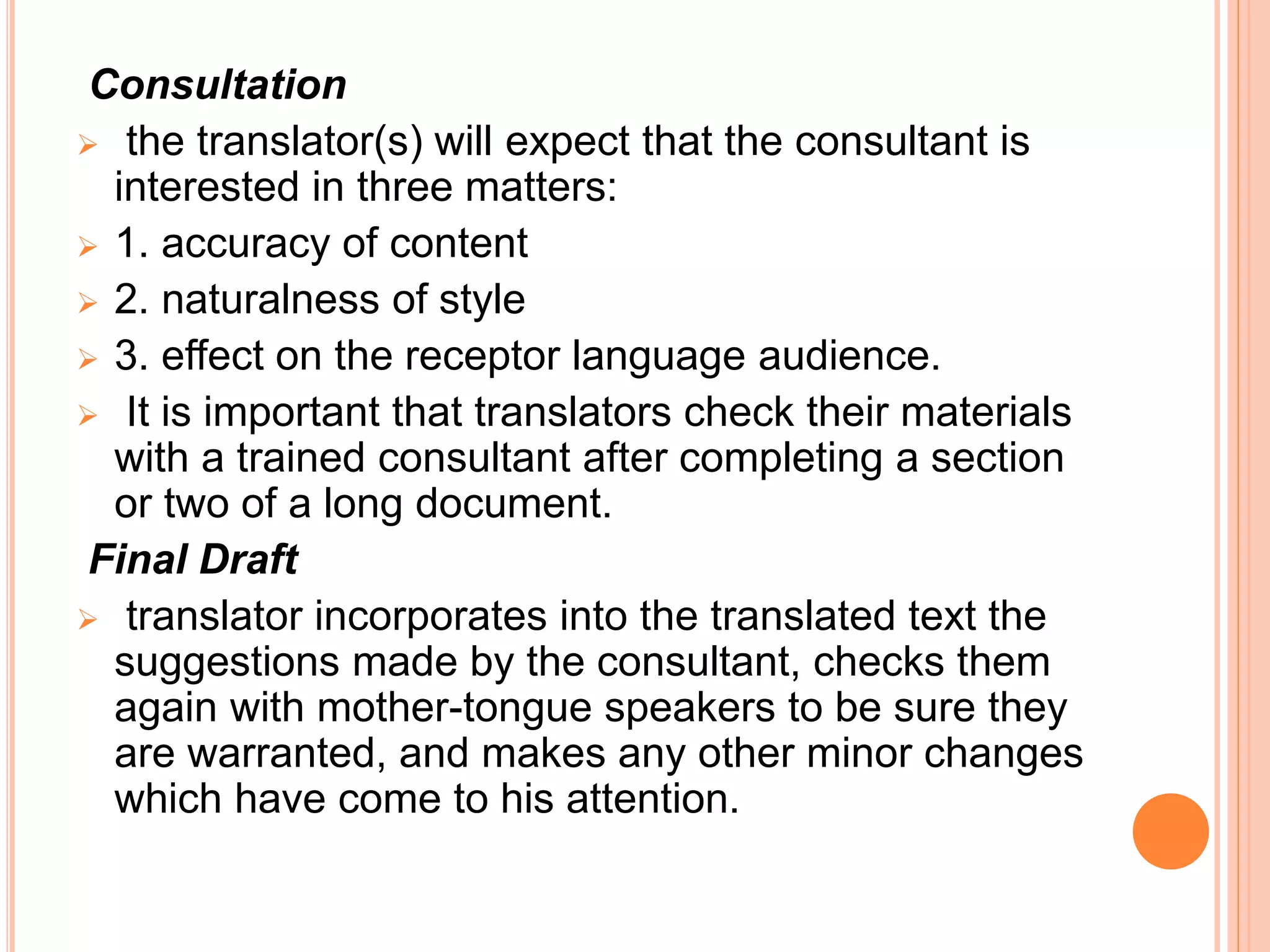 Implicit Meaning and Steps in a translation Project | PPTX