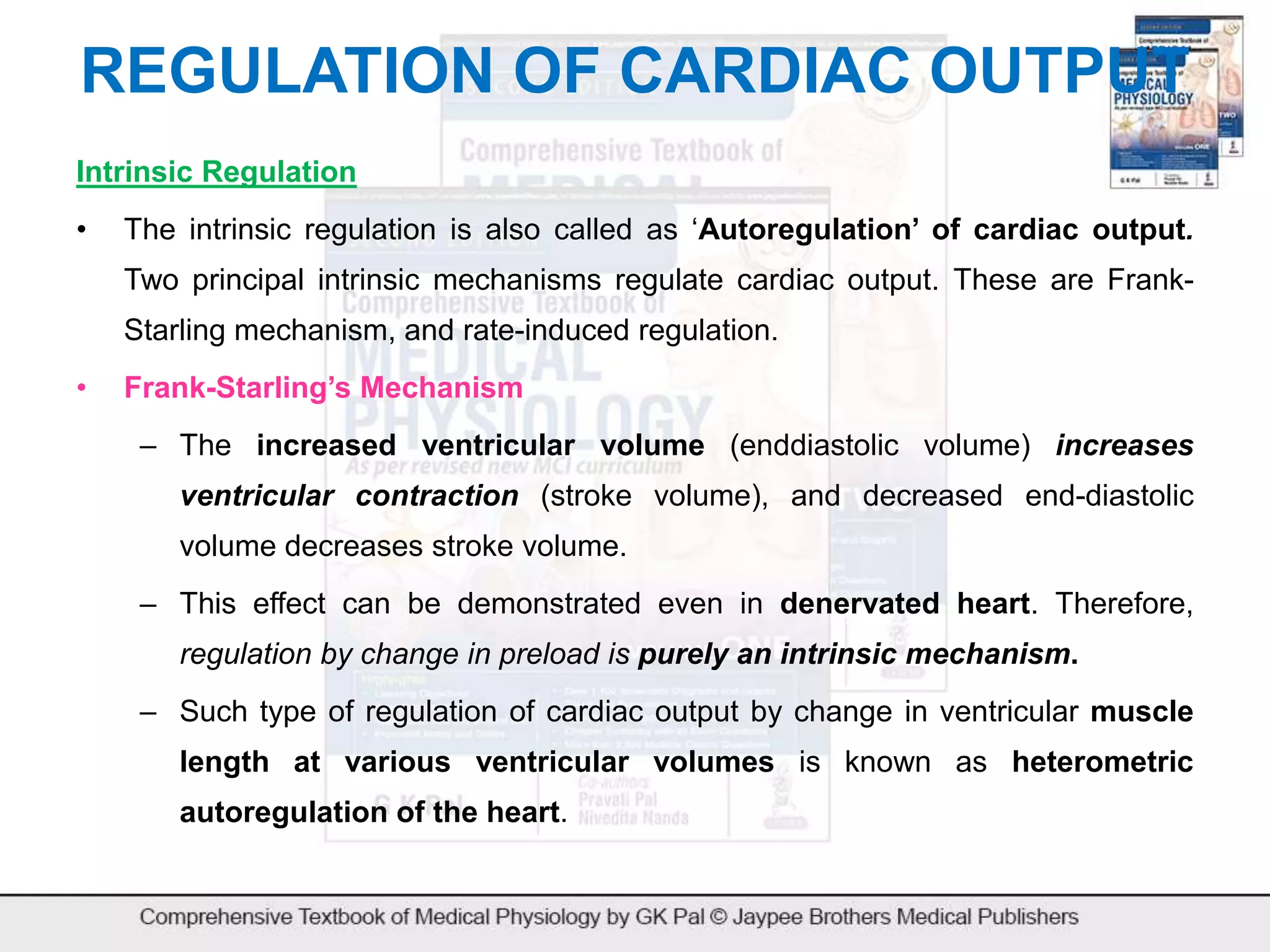 Factors affecting and regulation of CO | PPTX