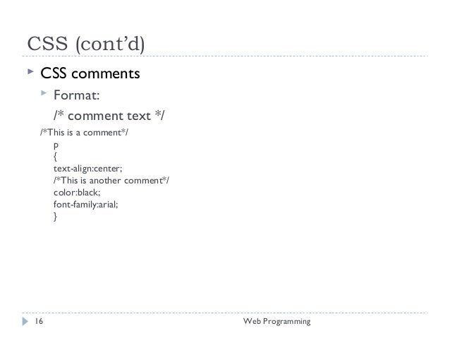 Chapter 4a cascade style sheet css