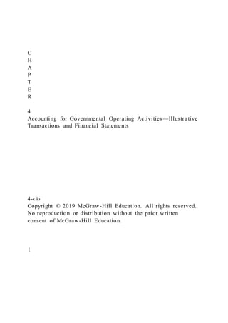 CHAPTER4Accounting for Governmental Operating | PDF