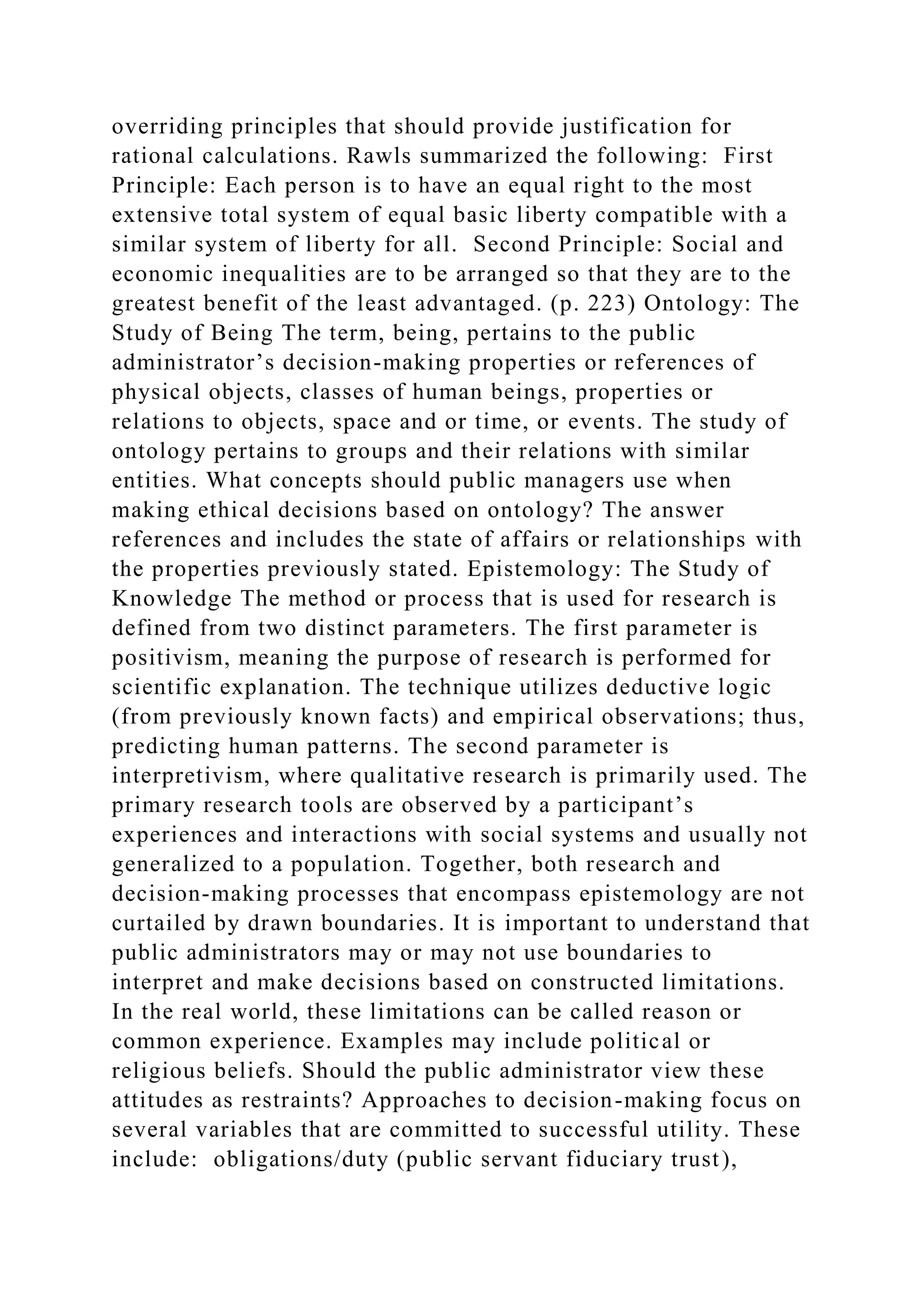 Chapter 4 Administration Responsibility The Key to Administrativ.docx