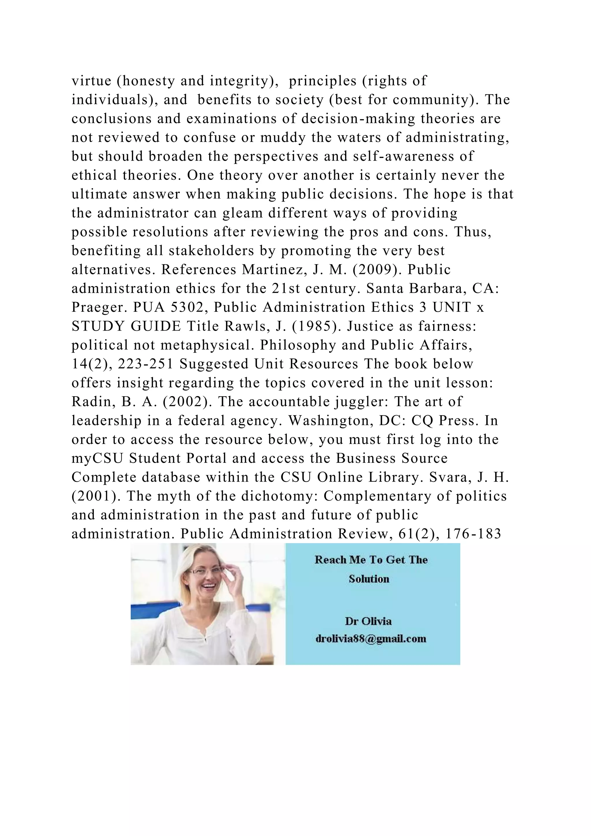 Chapter 4 Administration Responsibility The Key to Administrativ.docx