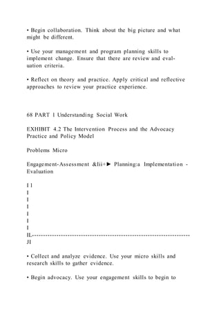 Chapter 4 ADVOCACY IN SOCIAL WORK Learning Objectives A | DOCX