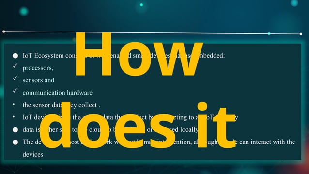 Emerging Technology Chapter 4 internets of things | PPTX