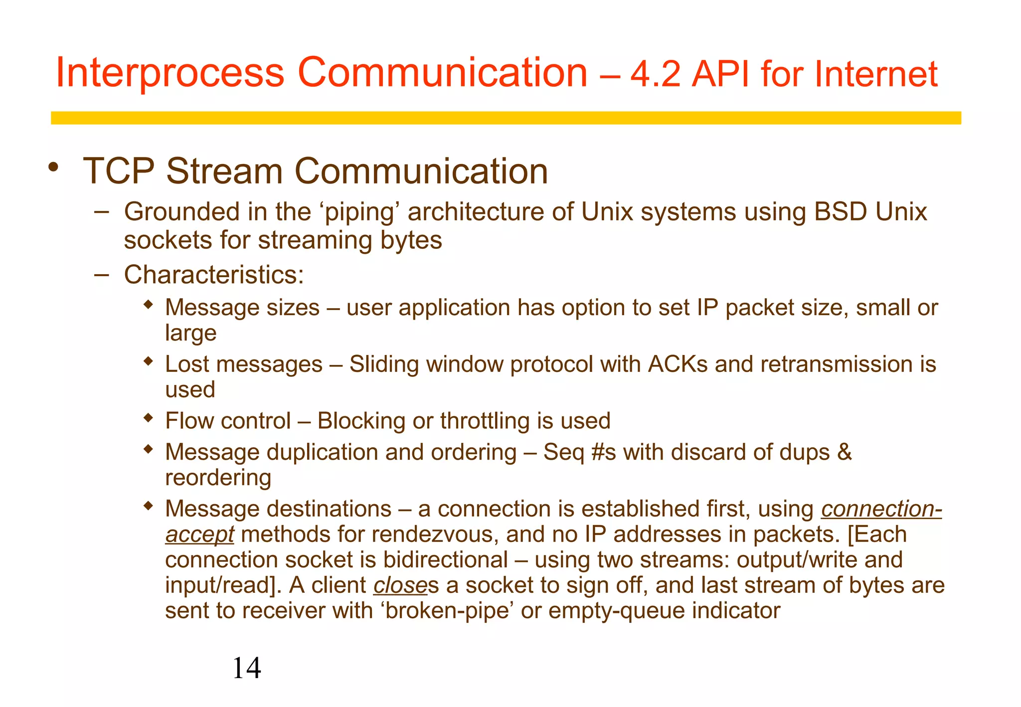 Chapter 4 A Interprocess Communication Ppt Computer Networking