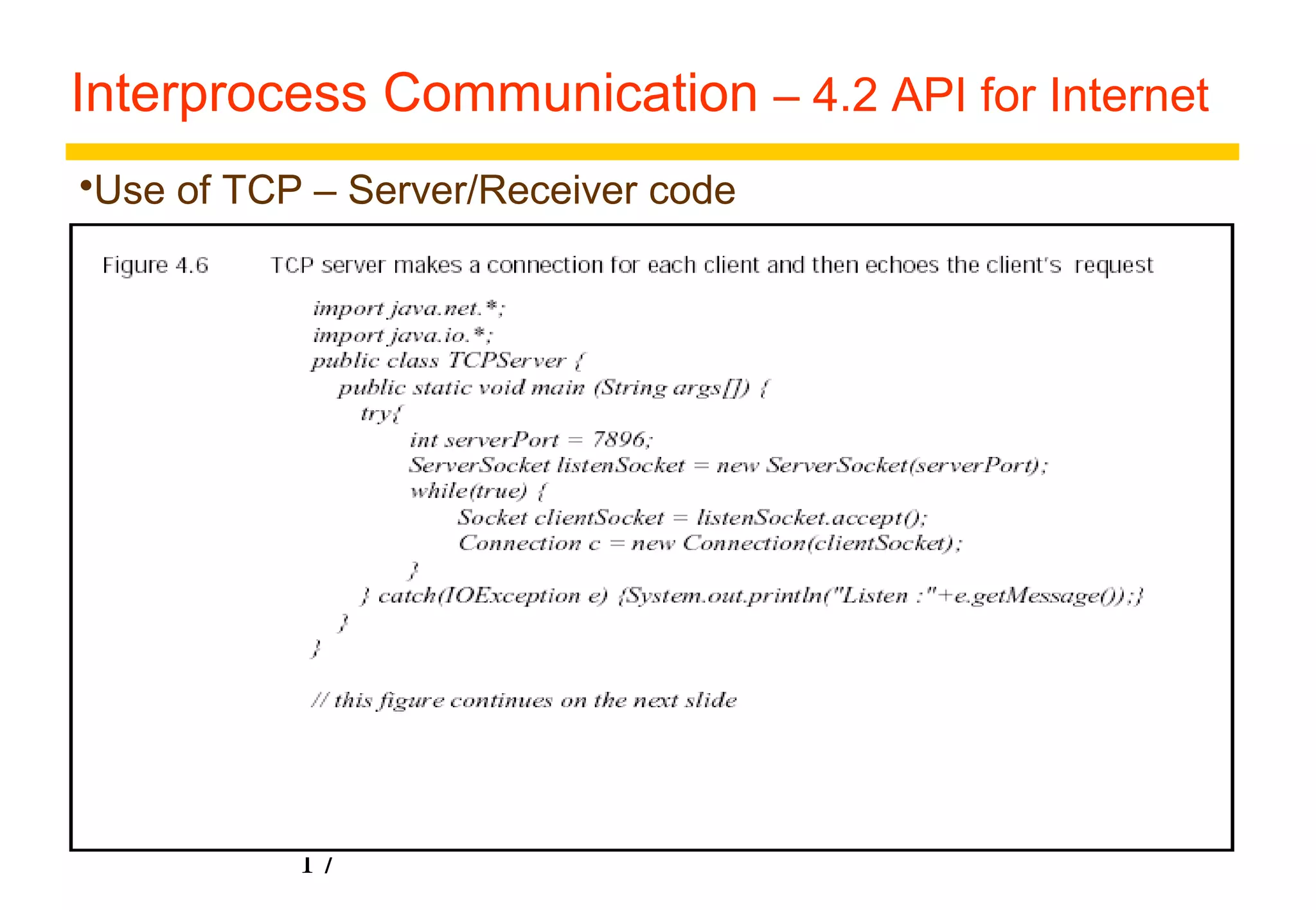 Chapter 4 A Interprocess Communication Ppt Computer Networking