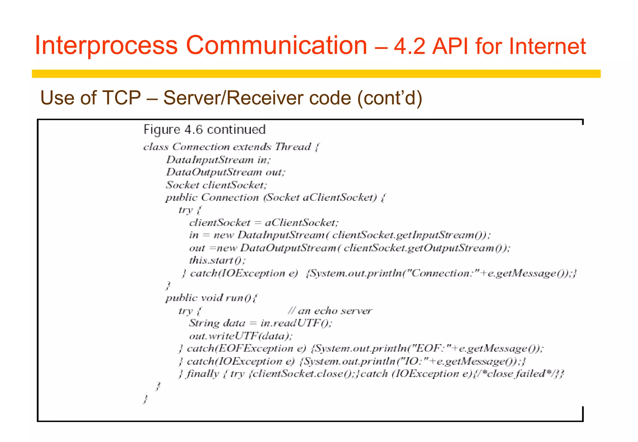Chapter 4 A Interprocess Communication Ppt Computer Networking Computing