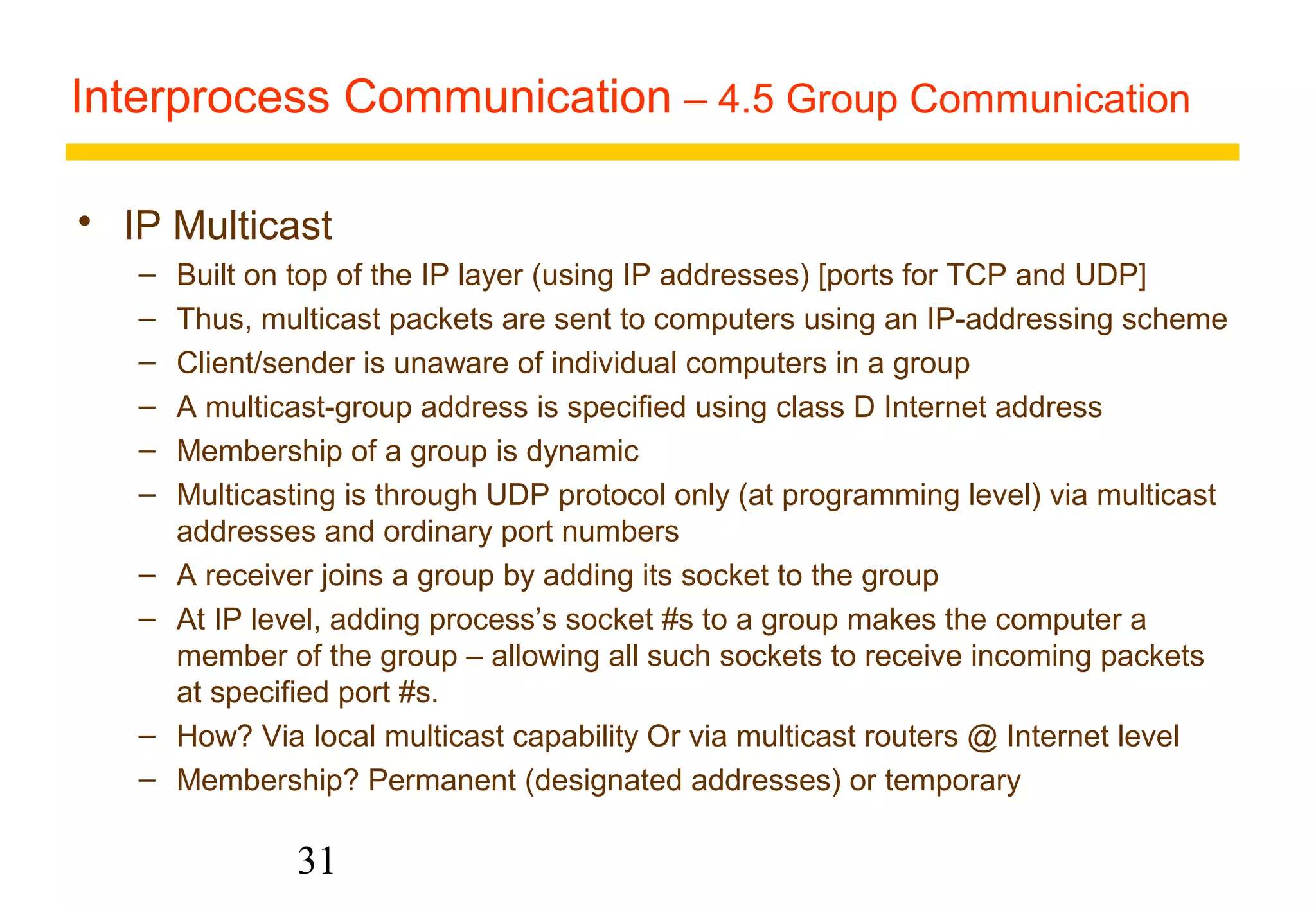 Chapter 4 A Interprocess Communication Ppt Computer Networking