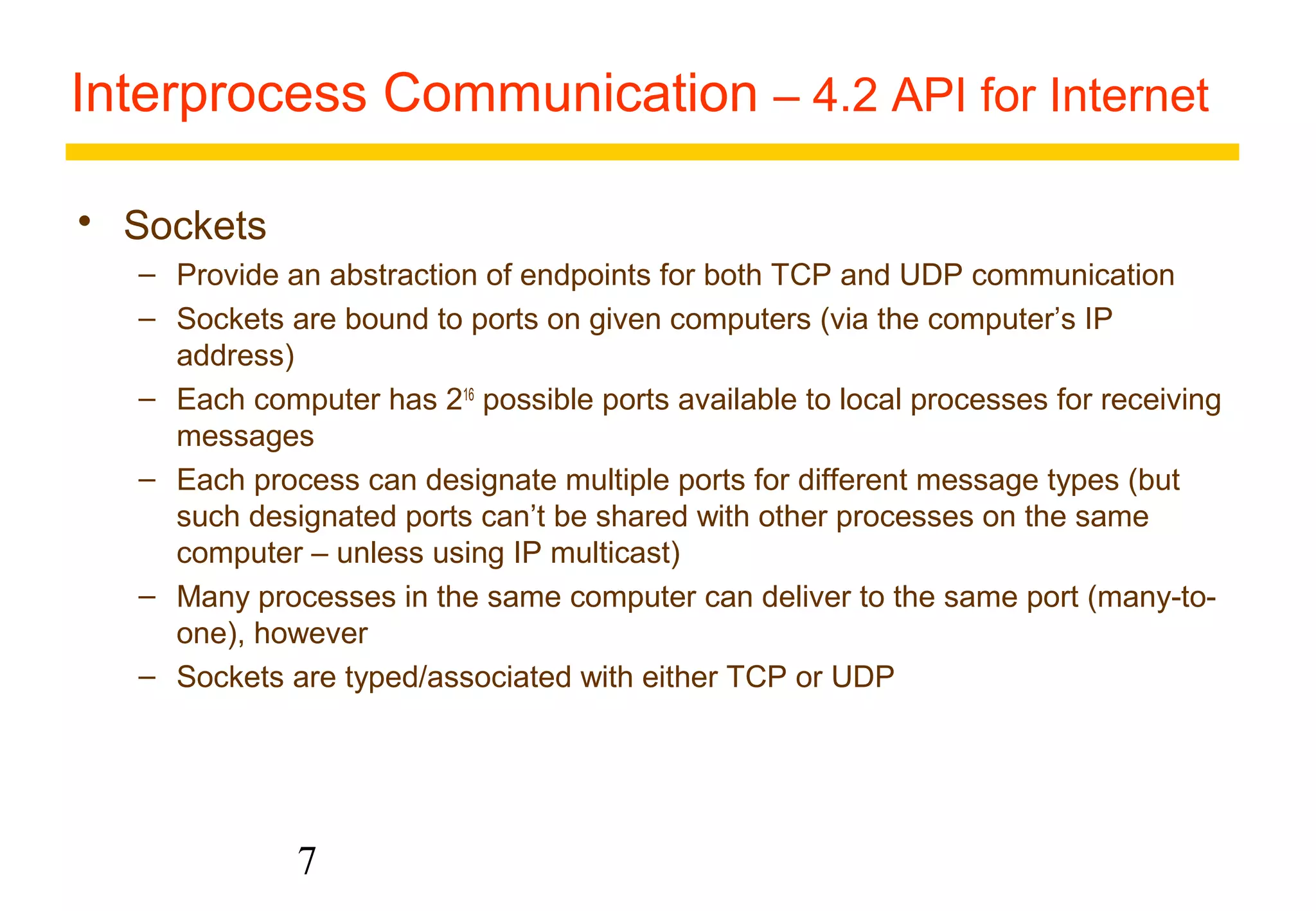 Chapter 4 A Interprocess Communication Ppt Computer Networking