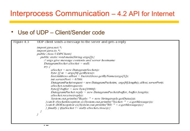 Chapter 4 A Interprocess Communication Ppt Computer Networking
