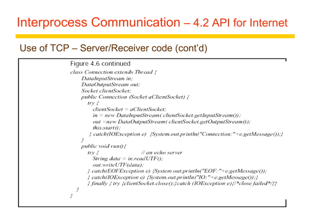 Chapter 4 a interprocess communication | PPT | Computer Networking | Computing