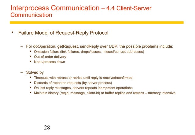 Chapter 4 A Interprocess Communication Ppt Computer Networking Computing